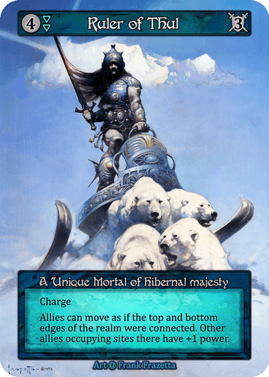Ruler of Thul (Third Wave Beta) - Foil – Cold Foil Heroes