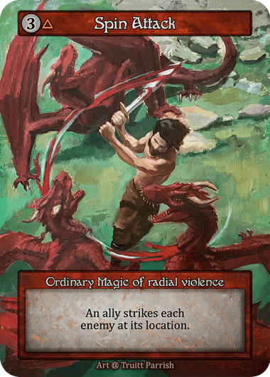 Spin Attack - Alpha / Foil – Cold Foil Heroes
